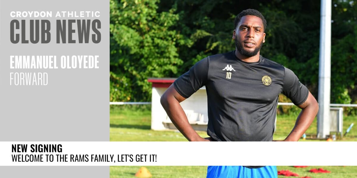 Emmanuel Oloyede Returns to Croydon Athletic! - Croydon Athletic